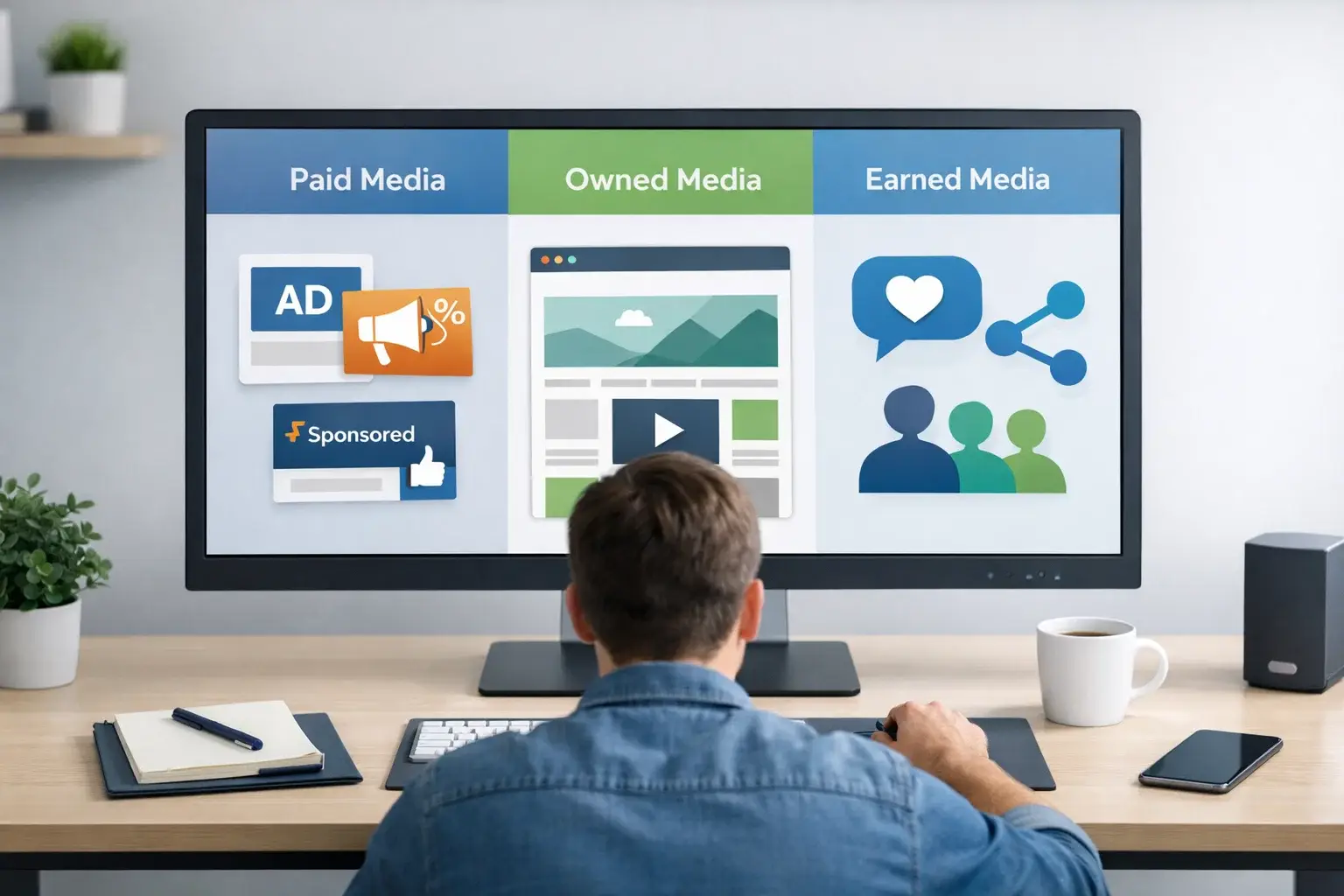 POEM Framework in Digital Marketing | Paid, Owned & Earned Media Explained